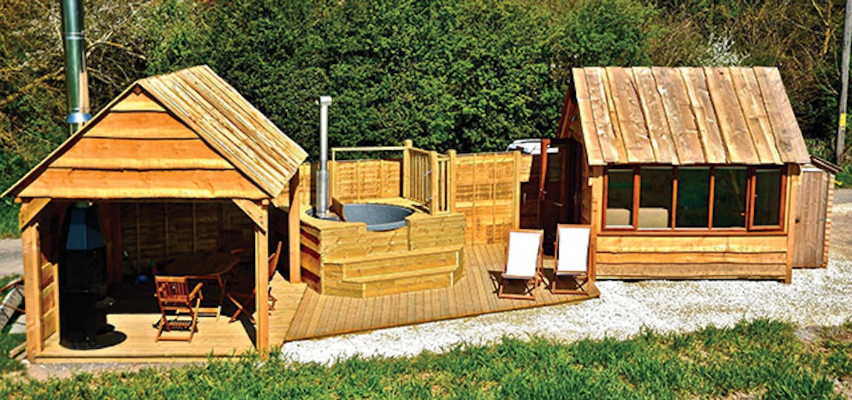 A Tiny Spa By A Tiny House | AQUA Magazine