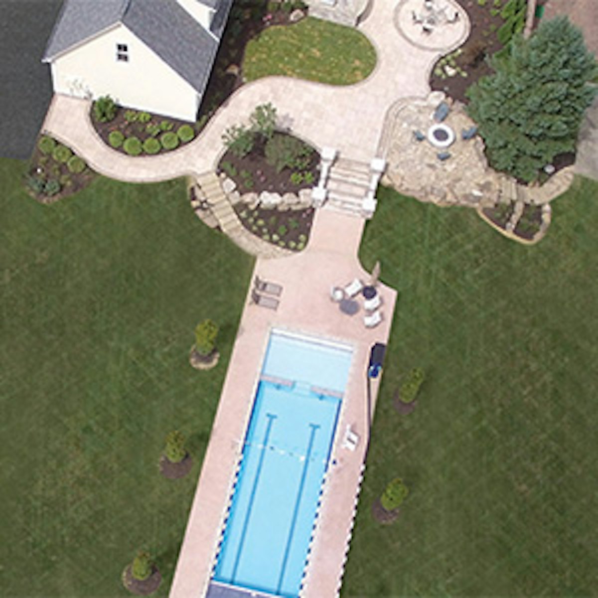A 90-Foot Pool Cover From a Bird's Eye View | AQUA Magazine