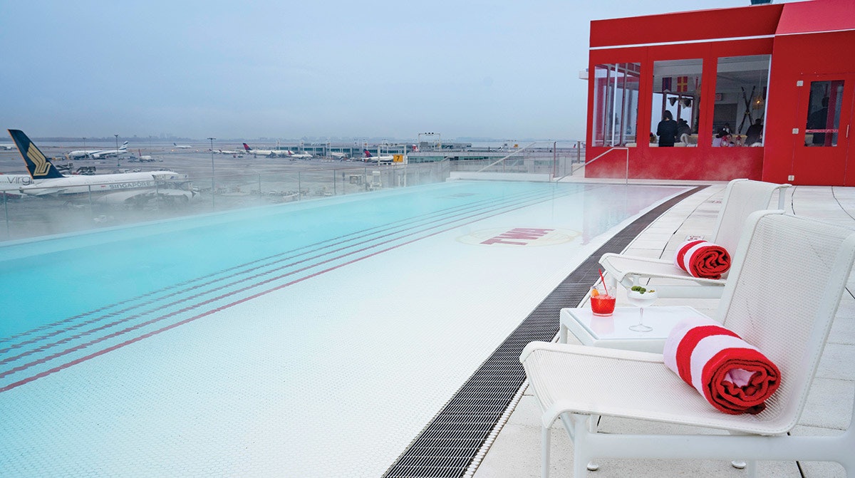 Plane Spotting From the Pool | AQUA Magazine