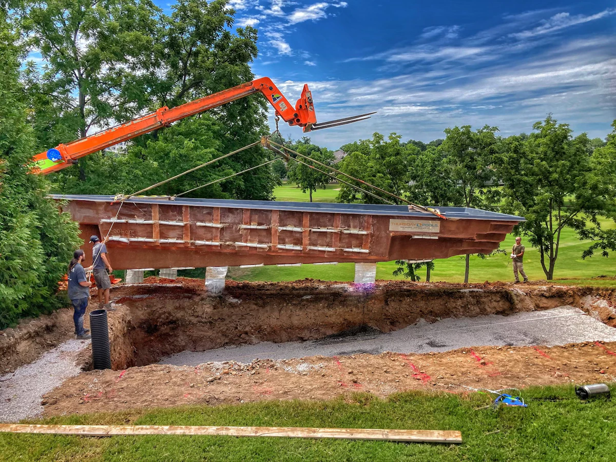 Thursday Pools Geo-Anchor Pool Wall | AQUA Magazine