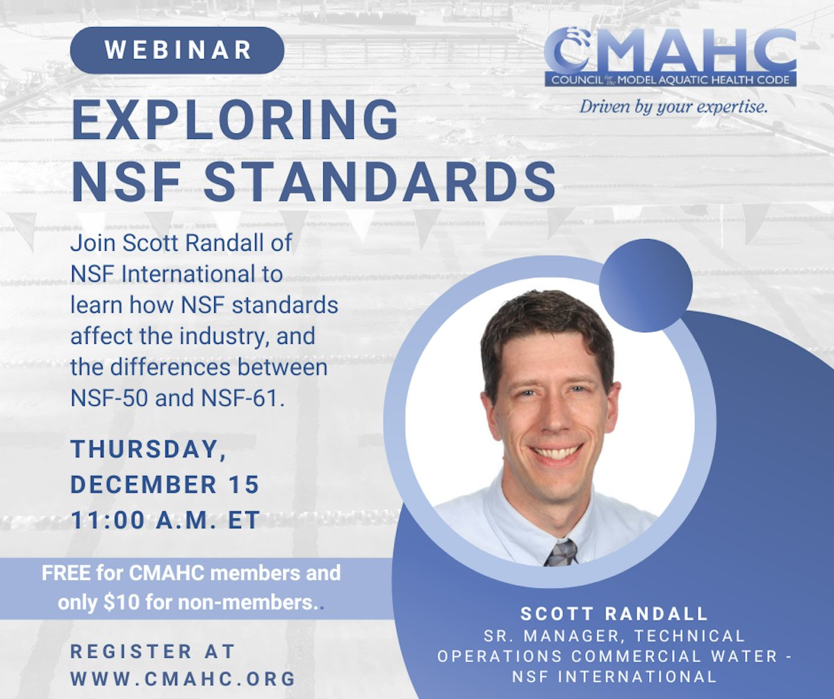CMAHC Webinar: Exploring NSF Standards | AQUA Magazine