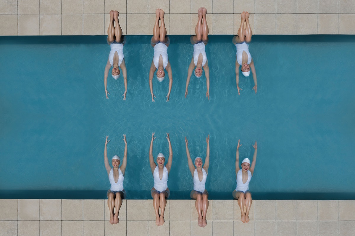 Aerial Symphony of Synchronized Swimmers | AQUA Magazine