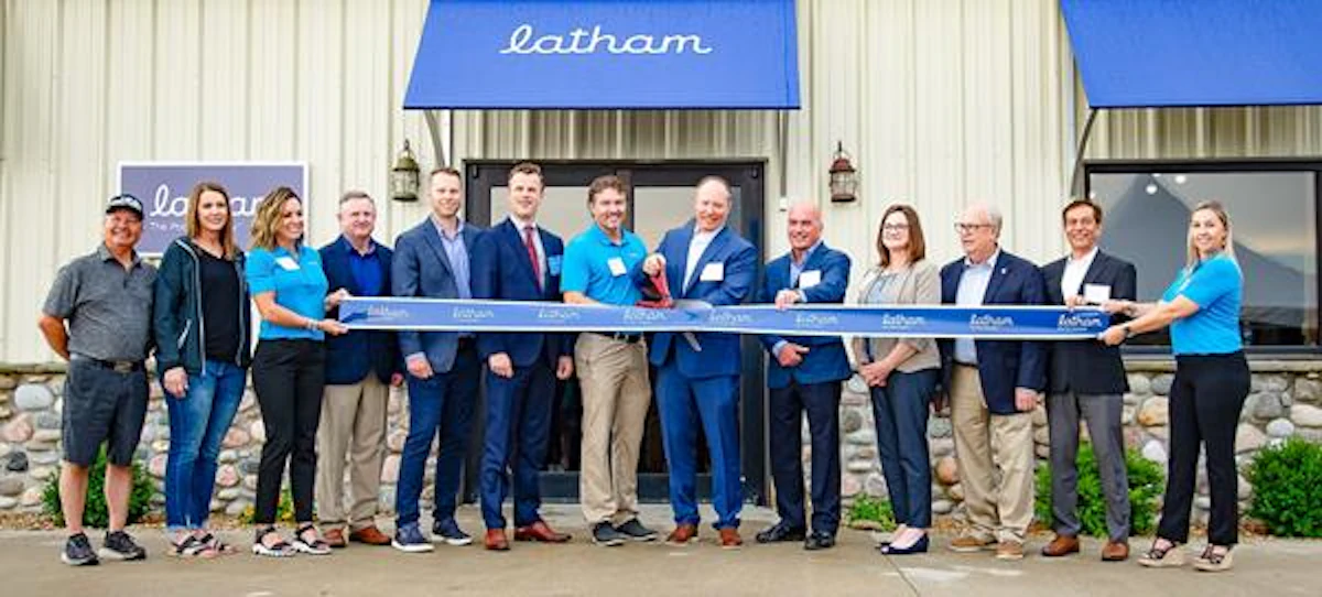 Latham Group Celebrates Opening of New Fiberglass Swimming Pool ...