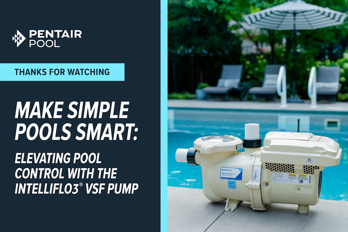 Make Simple Pools Smart: Elevating Pool Control With the IntelliFlo3 ...