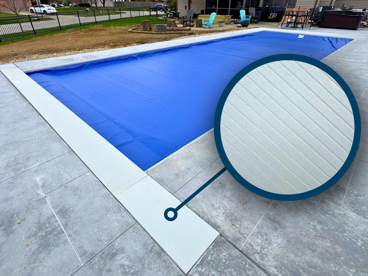 Automatic Pool Covers: Updated Sand-Infused Slip-Resistant Coping ...