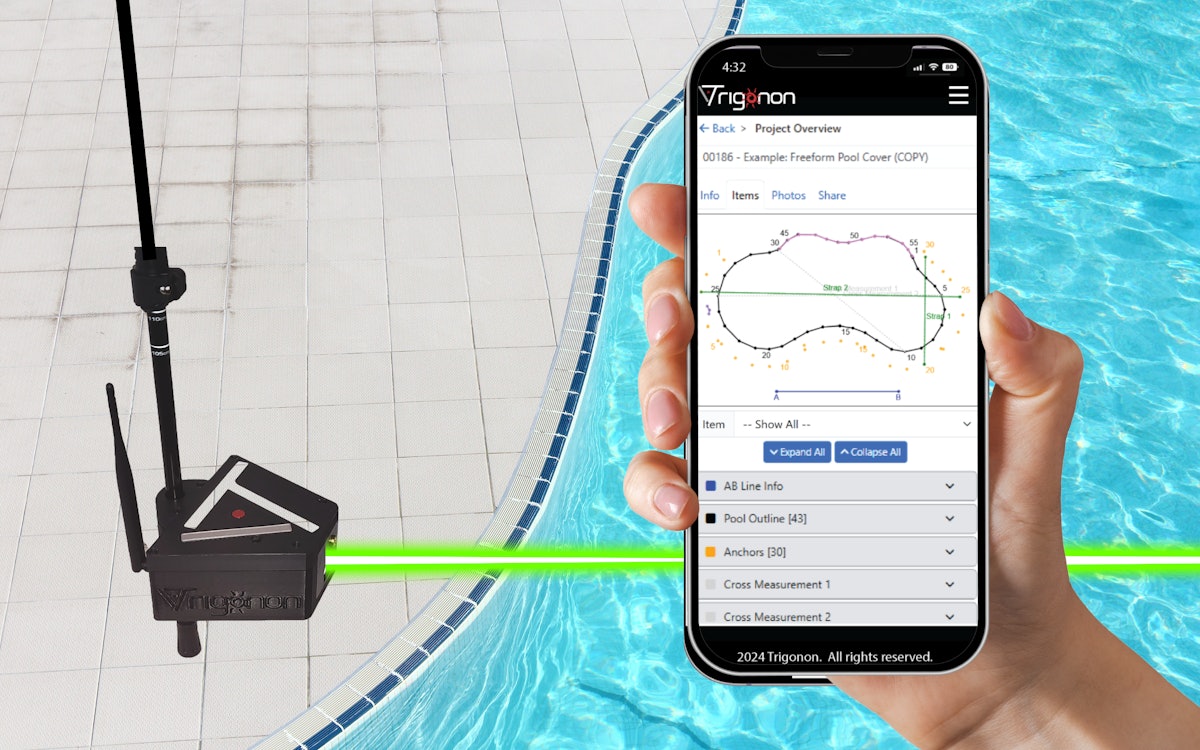 Trigonon: Electronic Pool Measuring Device | AQUA Magazine