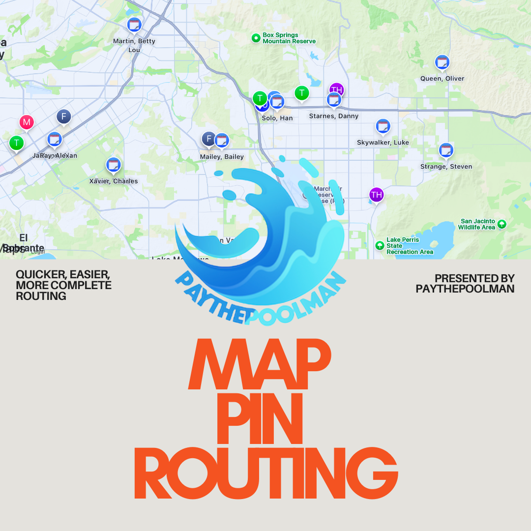 Paythepoolman: map Pin Routing | AQUA Magazine